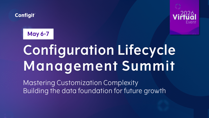 Configuration Lifecycle Management Summit 2026 Configit