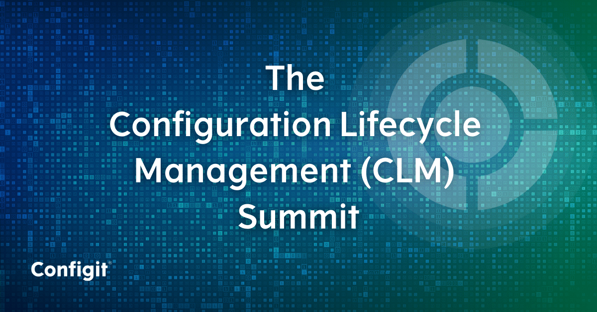 The CLM Summit - Configit