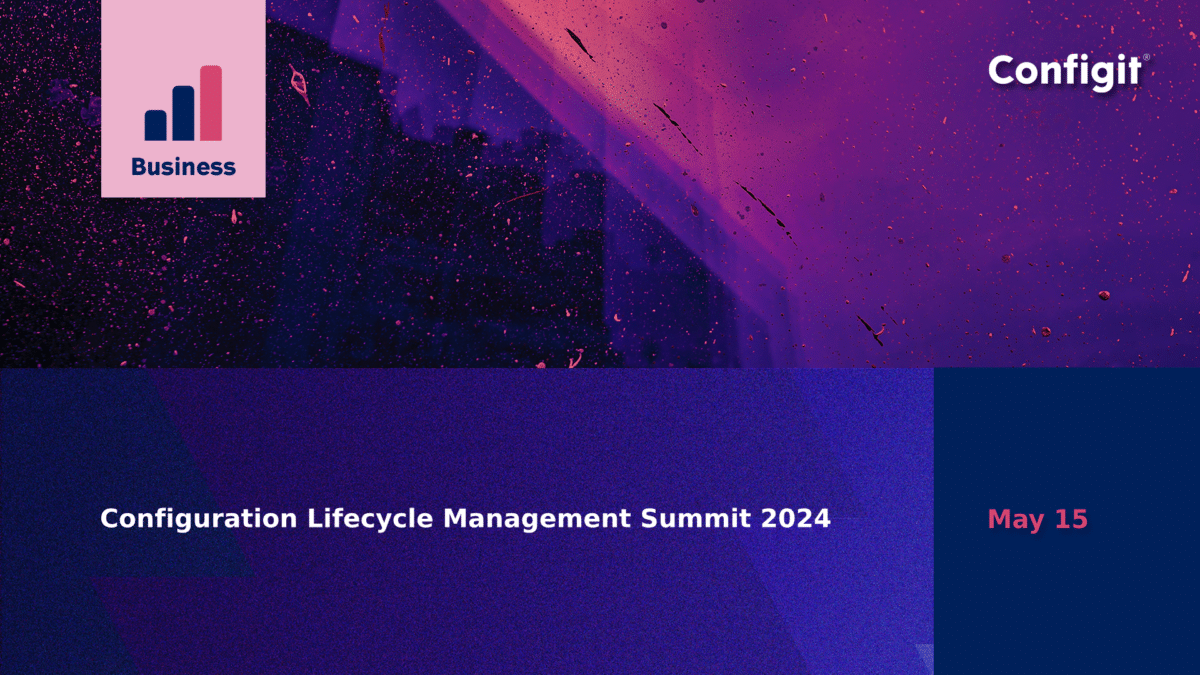 Business | CLM Summit 2024 - Configit
